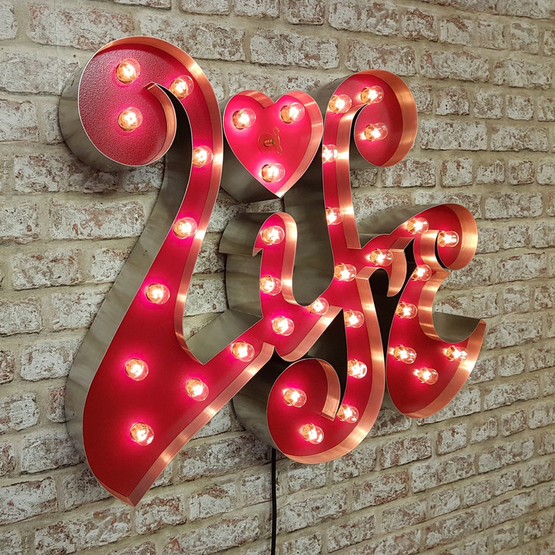 Marquee Light up Sign - Etsy UK