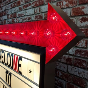 American Style Light up Light Box Letter Marquee Sign Board. Wedding ...