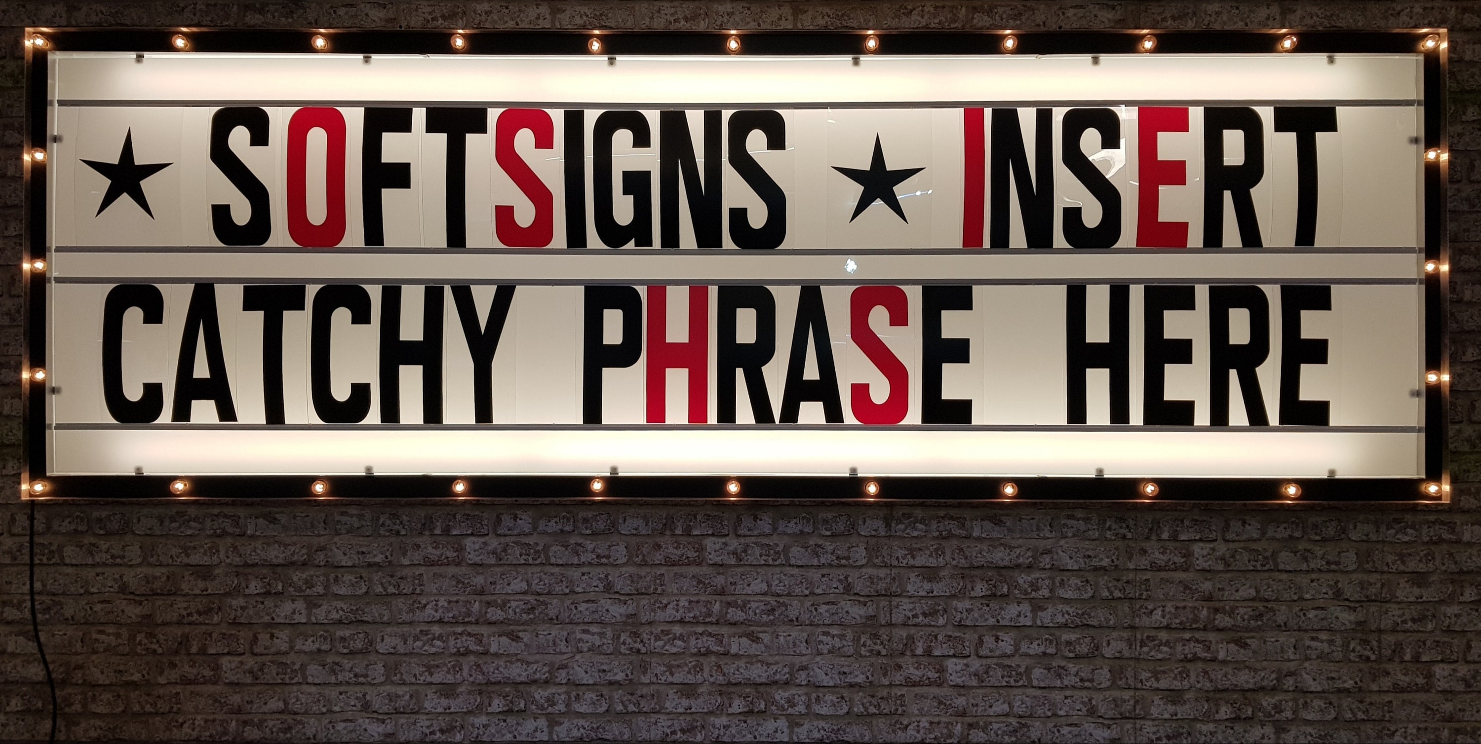 American Style Illuminated Cinema Light Box Marquee Sign Board - Etsy