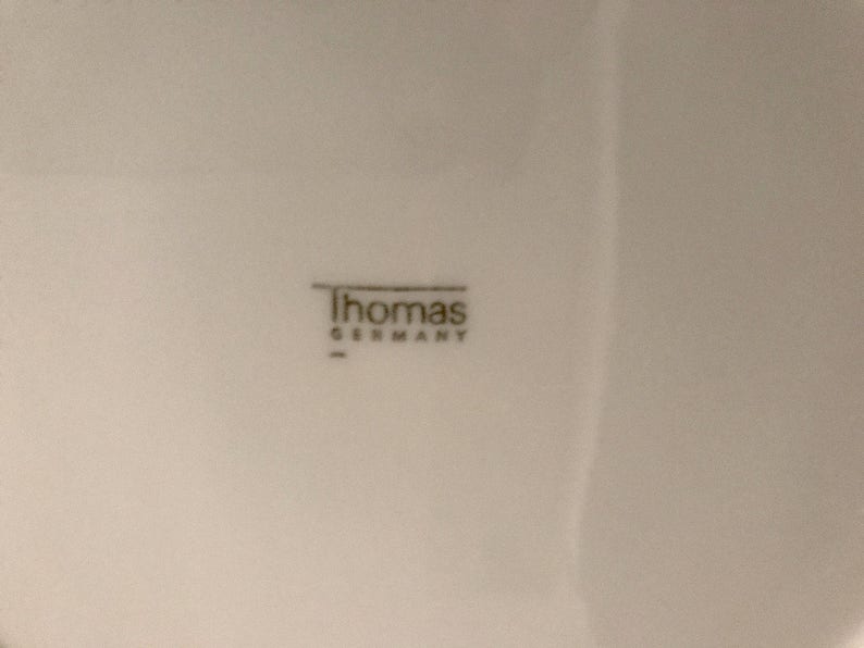 Vintage Mid Century Modern Thomas German Porcelain Dinnerware - Etsy