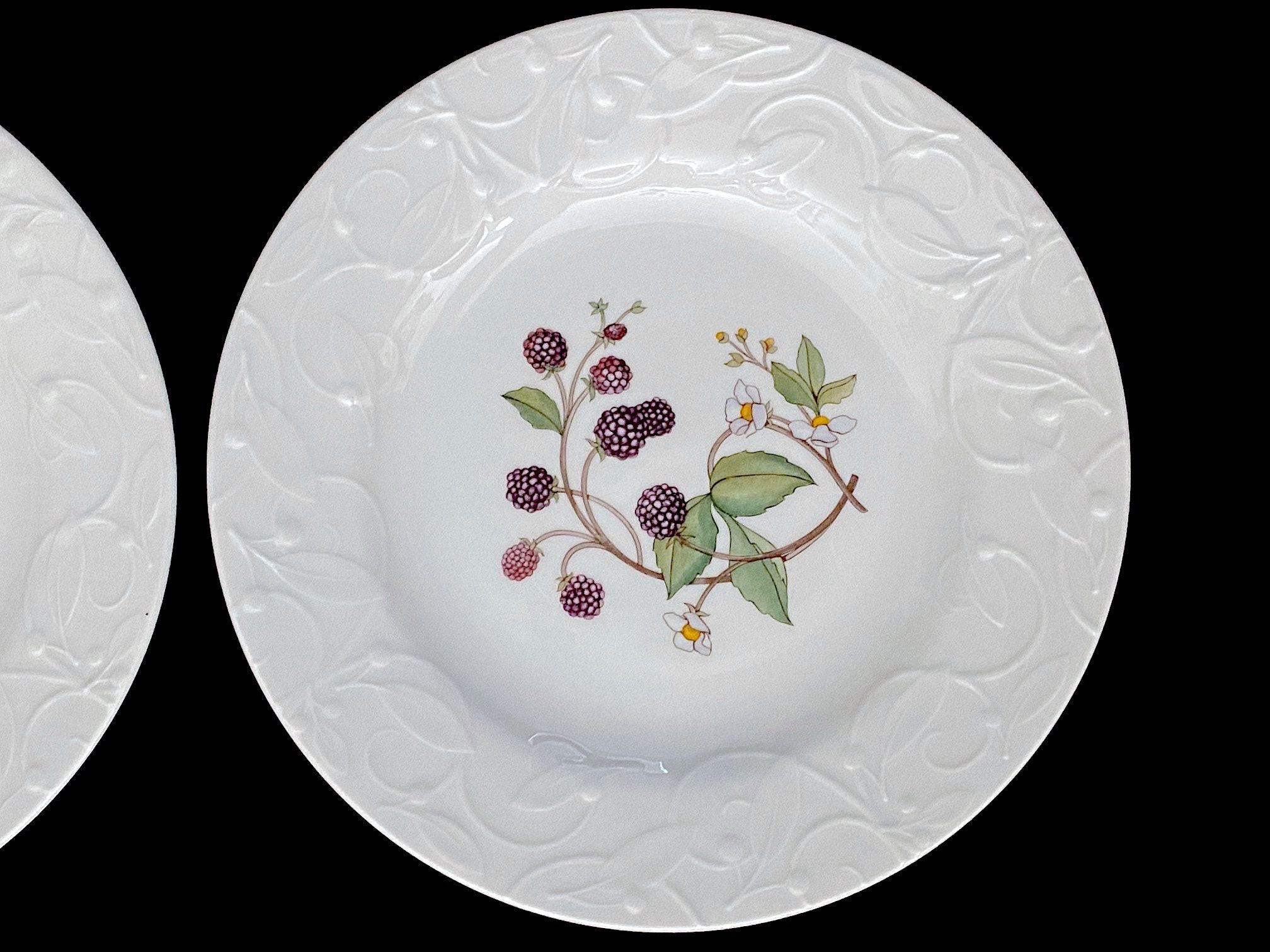 Vintage Set of 4 DANSK Floating Leaves Pattern 9 Dinner | Etsy