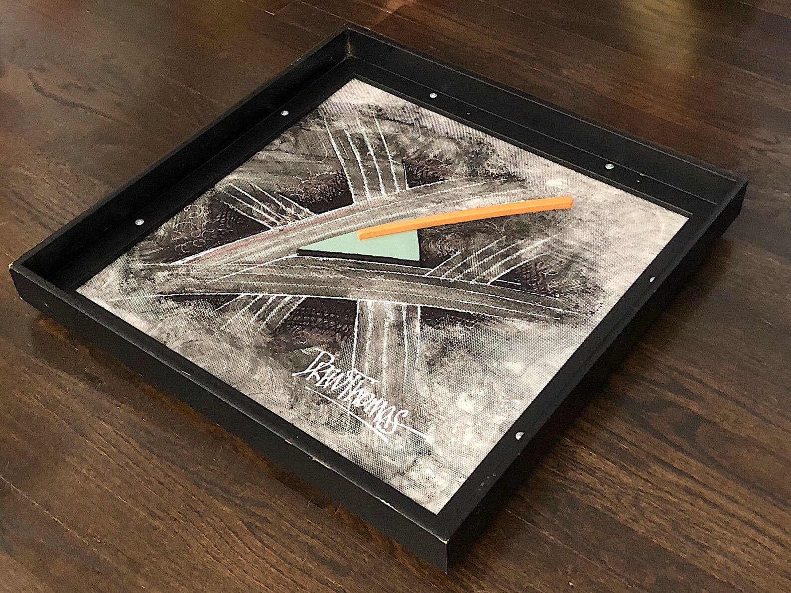 Vintage Large Original Modern Art Painting on Reticulated - Etsy