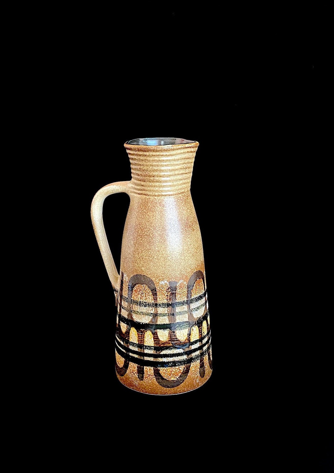 Vintage Mid Century Modern 1960s 1970s Modernist Israeli 12" Tall ...