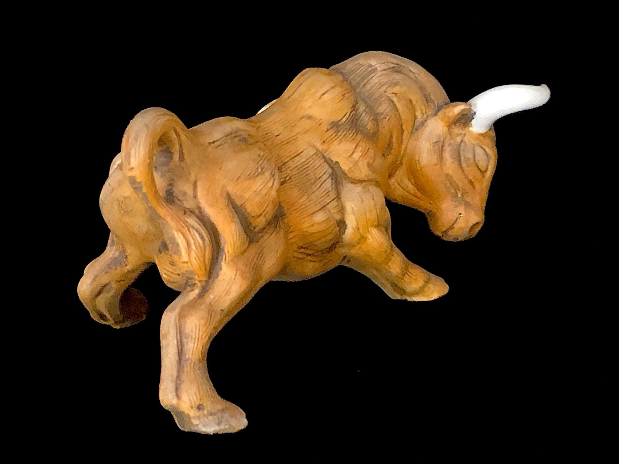 Vintage Mid Century Modern Figural Pottery Ceramic Raging Bull - Etsy