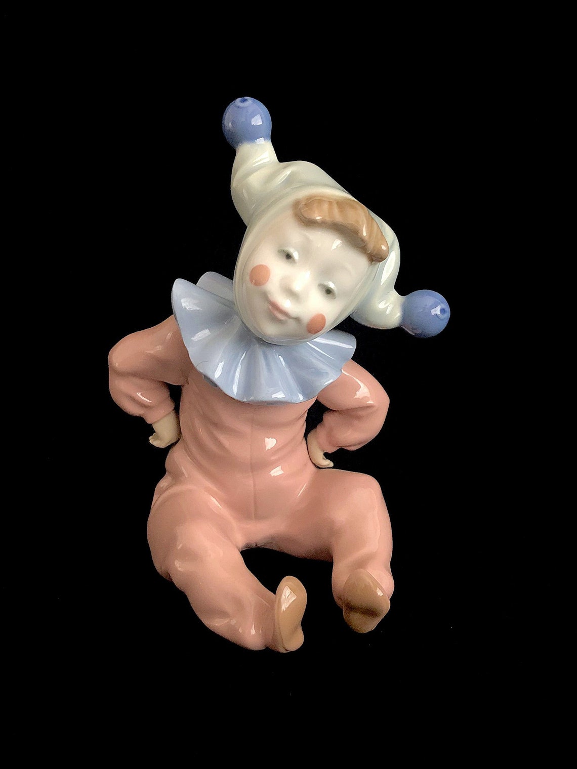 Vintage NAO Lladro Spanish Porcelain Figurine of Child Jester - Etsy