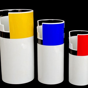 Vintage 1980s Post Modern Thomas Porcelain Atelier Collection Set of 3 ...