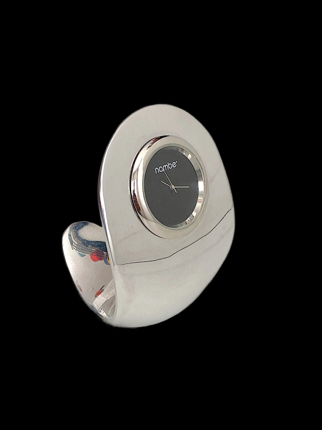 Vintage Modernist Nambe COBRA Desk Table Clock Wei Young Design - Etsy