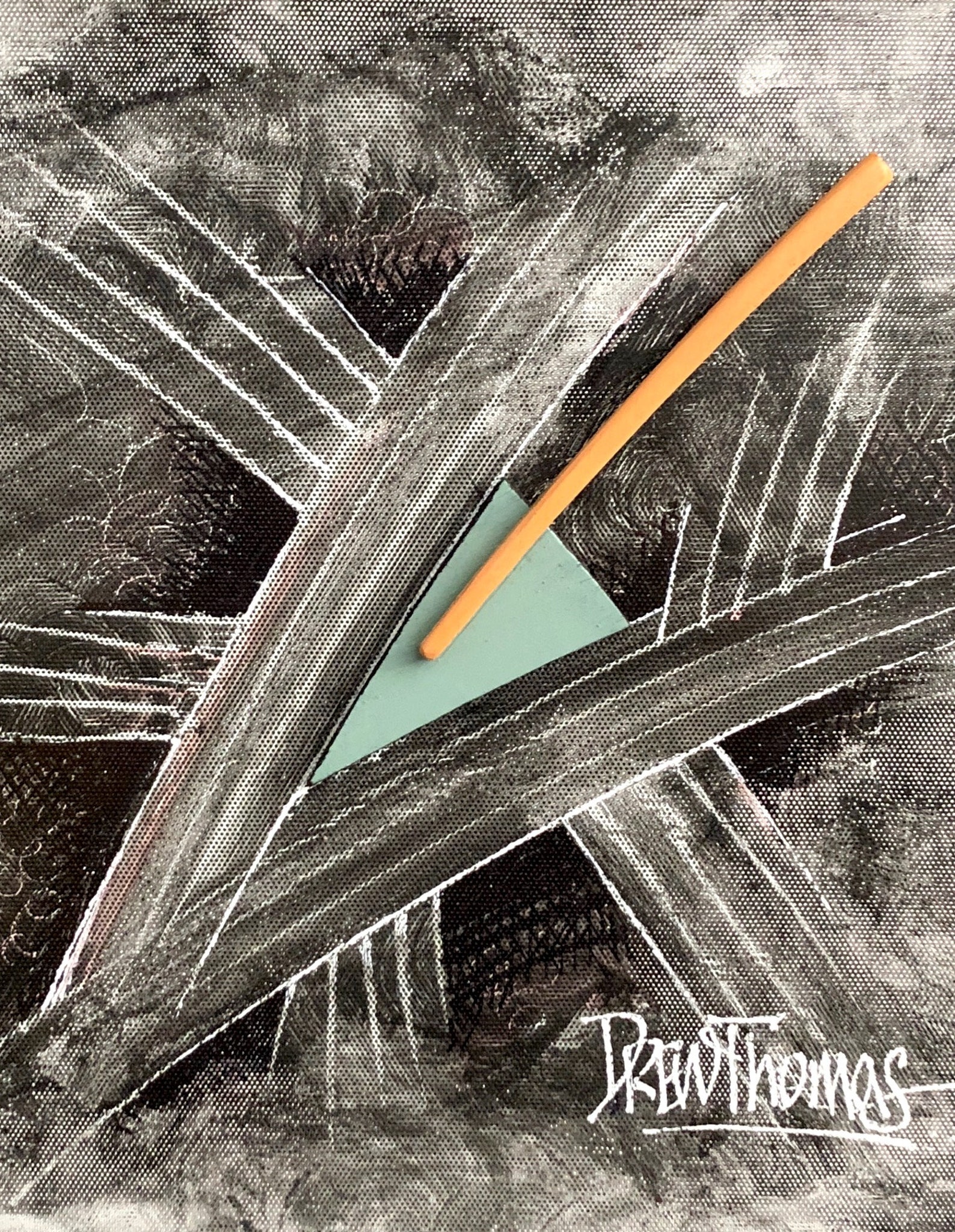 Vintage Large Original Modern Art Painting on Reticulated - Etsy