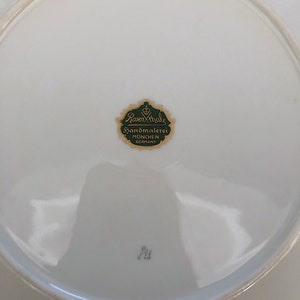 Vintage Mid Century Modern 1950s Set 12 Rosenthal Handmalerei Munchen ...