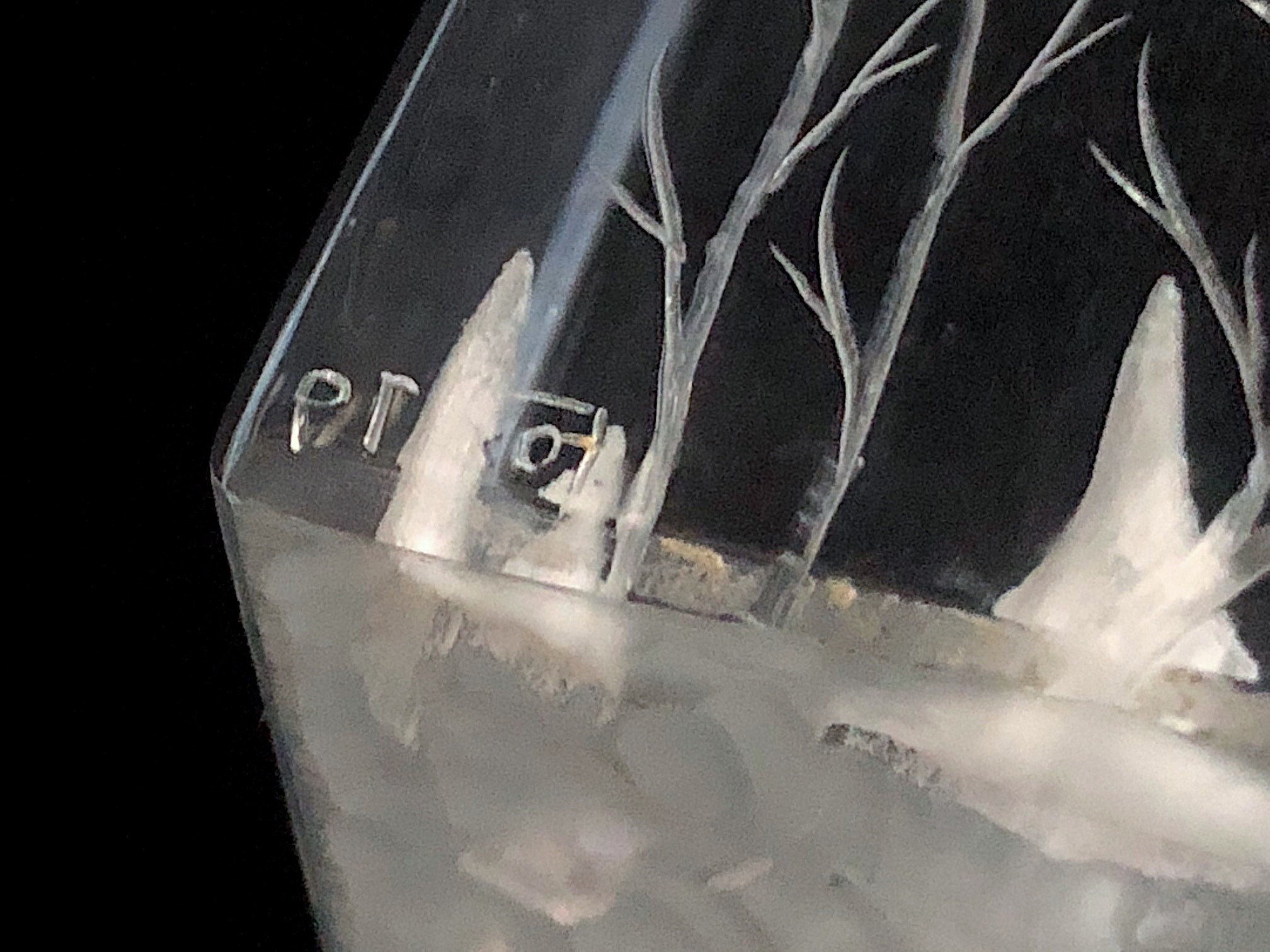 Vintage Modern Art 1970s Carved Lucite Sculpture of Underwater Scene ...