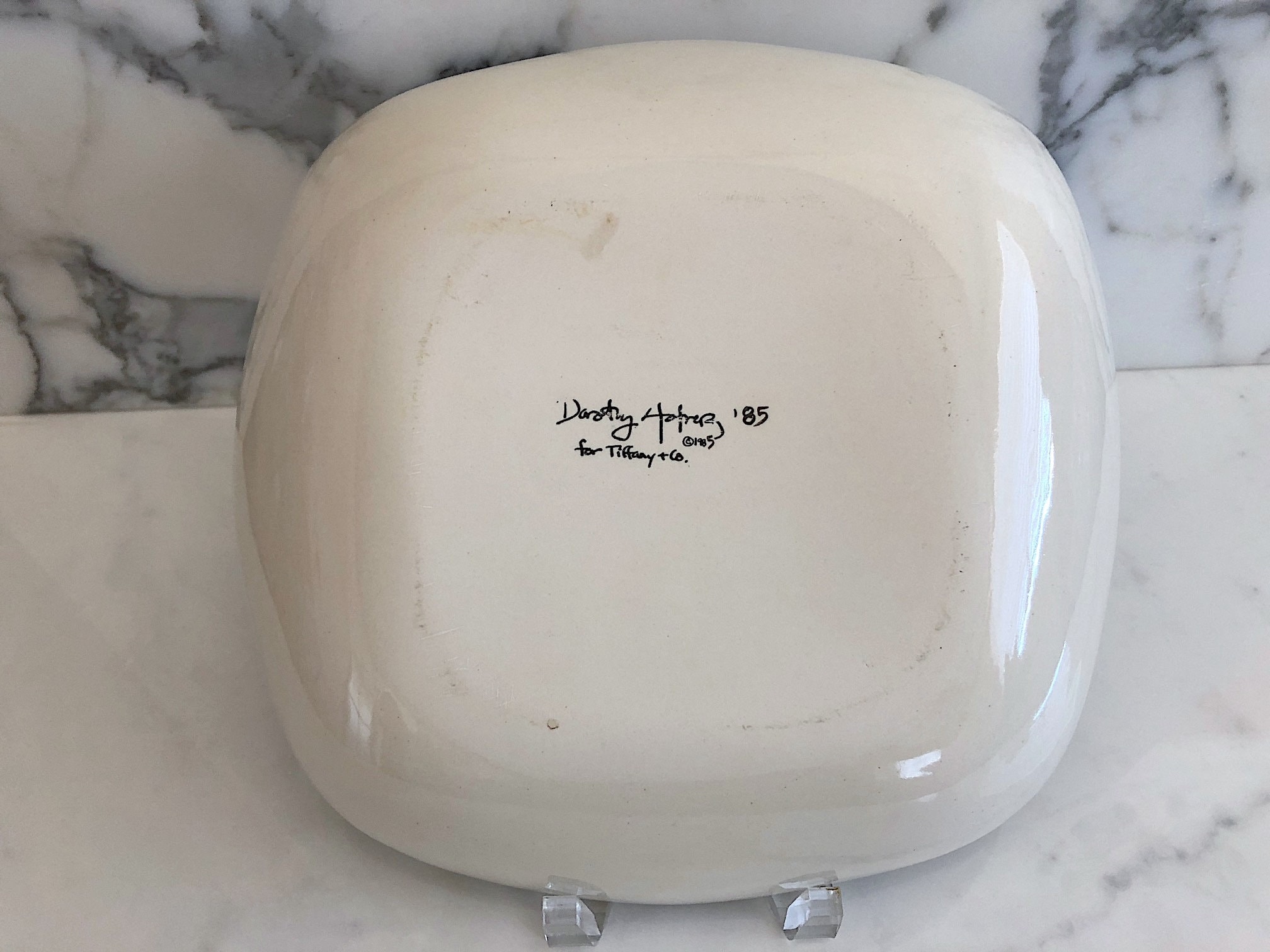 Vintage 1980s Modern Dorothy Hafner Studio Pottery for Tiffany & Co ...