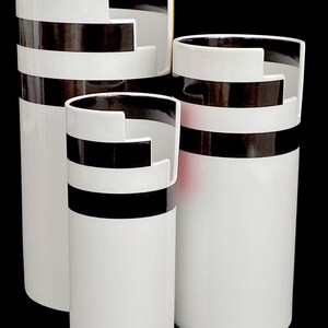 Vintage 1980s Post Modern Thomas Porcelain Atelier Collection Set of 3 ...