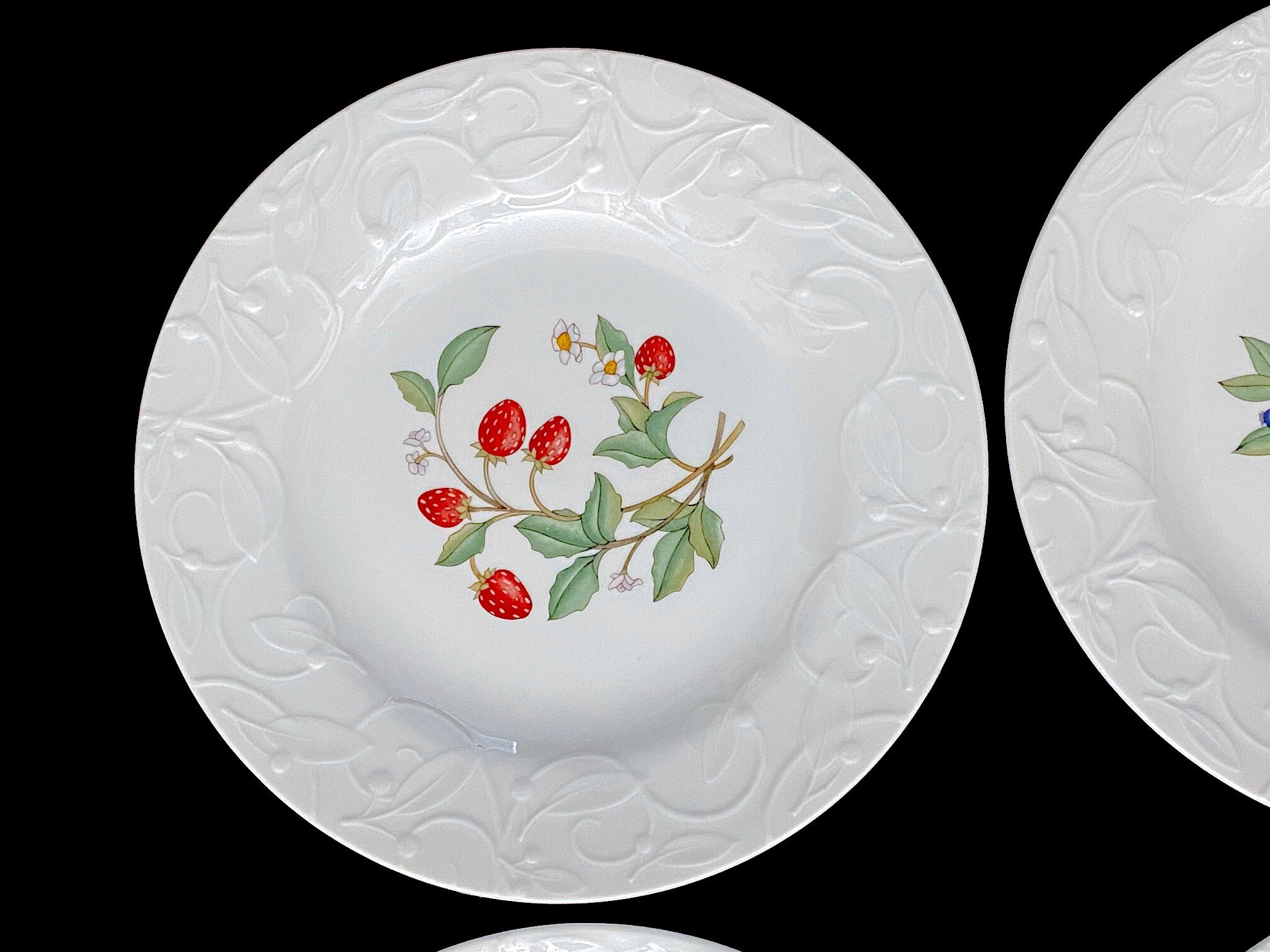 Vintage Set of 4 DANSK Floating Leaves Pattern 9 Dinner | Etsy