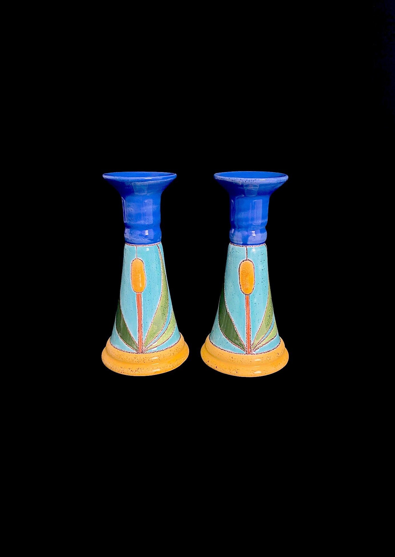 Vintage Modern Art Studio Pottery Eduardo Vega of Cuenca | Etsy