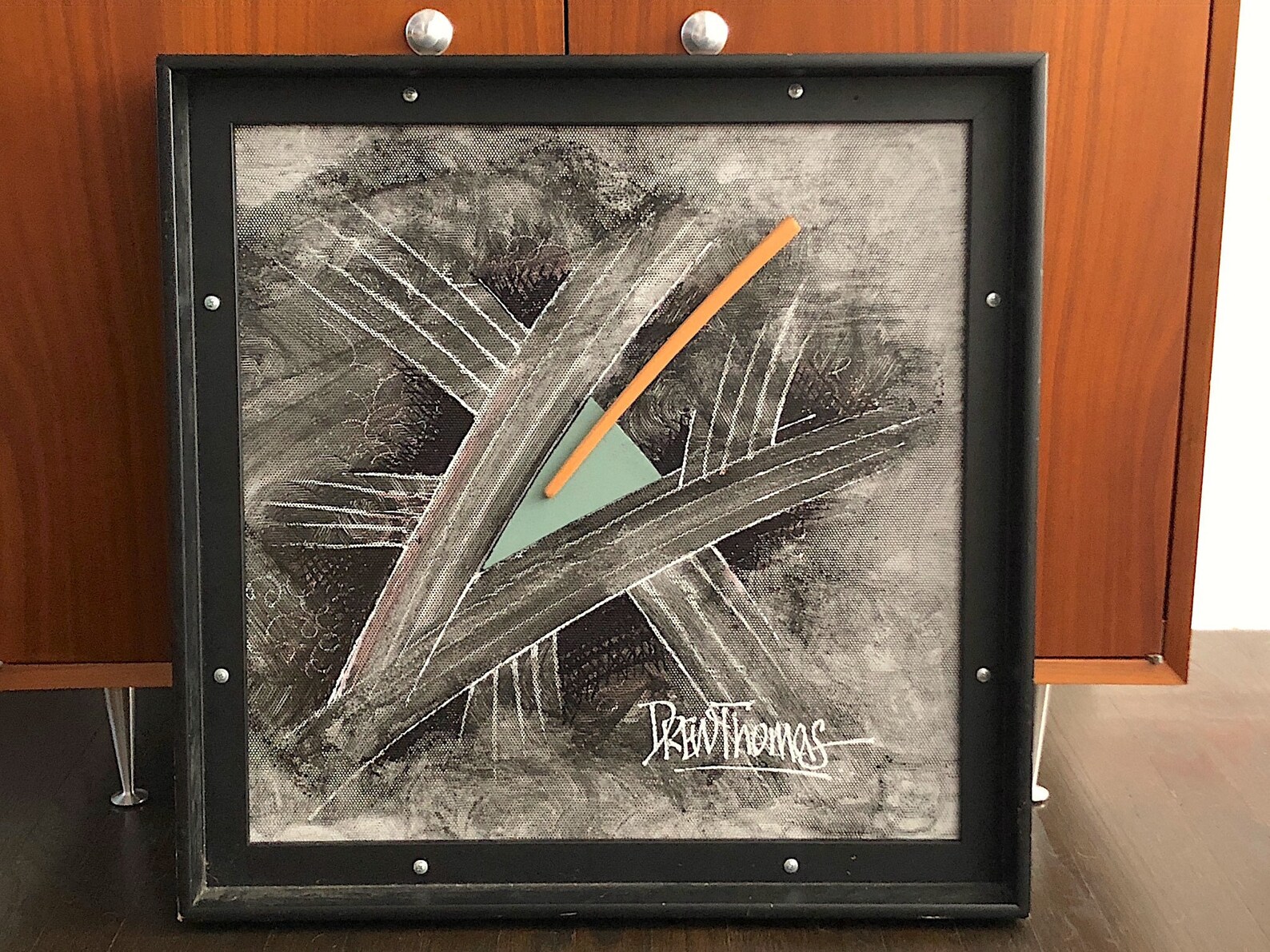 Vintage Large Original Modern Art Painting on Reticulated - Etsy