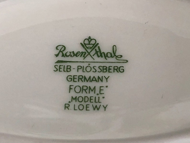 Vintage Mid Century Modern Rosenthal Porcelain of Germany Selb ...