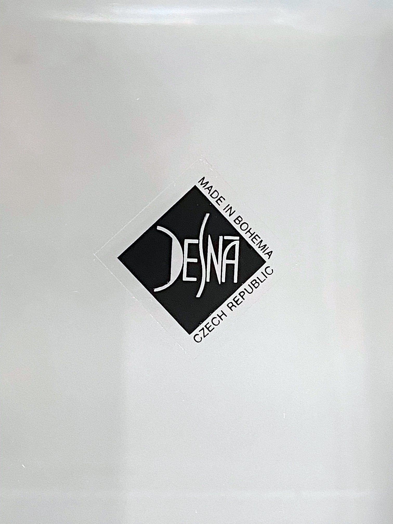 Vintage Modern Fine Crystal Art Glass Decanter by Desna Made | Etsy