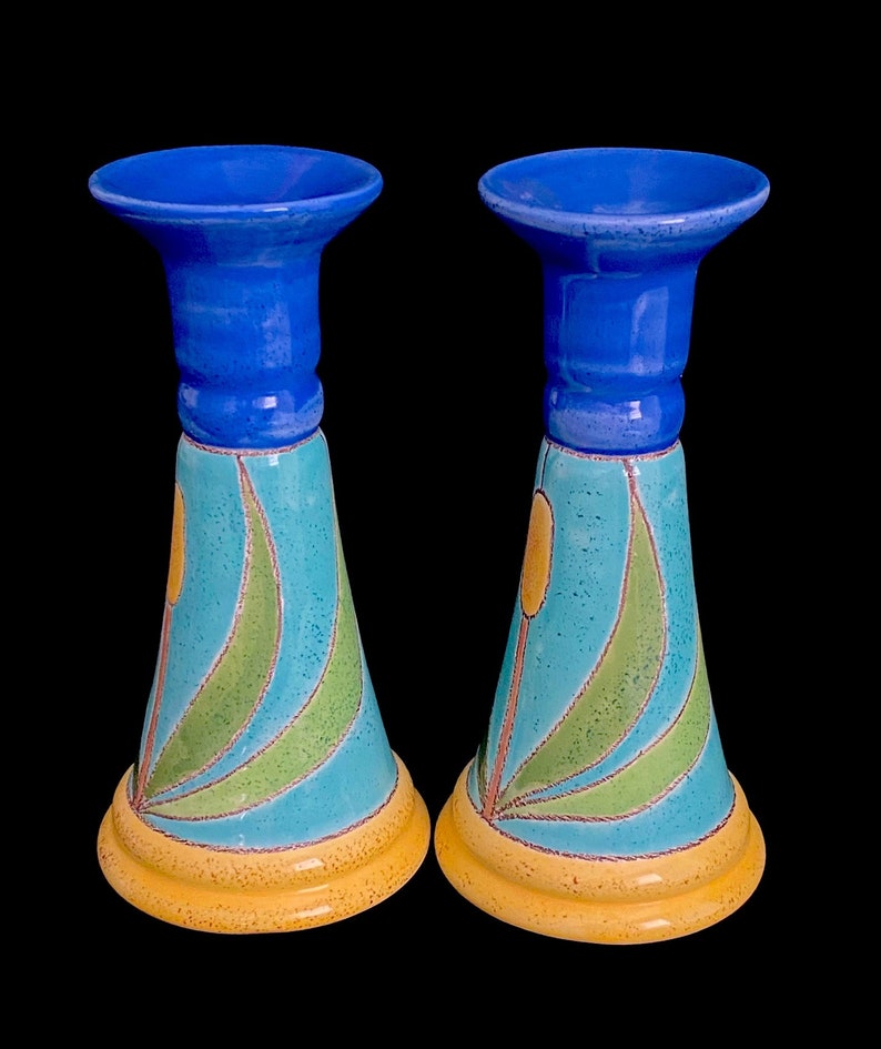 Vintage Modern Art Studio Pottery Eduardo Vega of Cuenca Ecuador ...