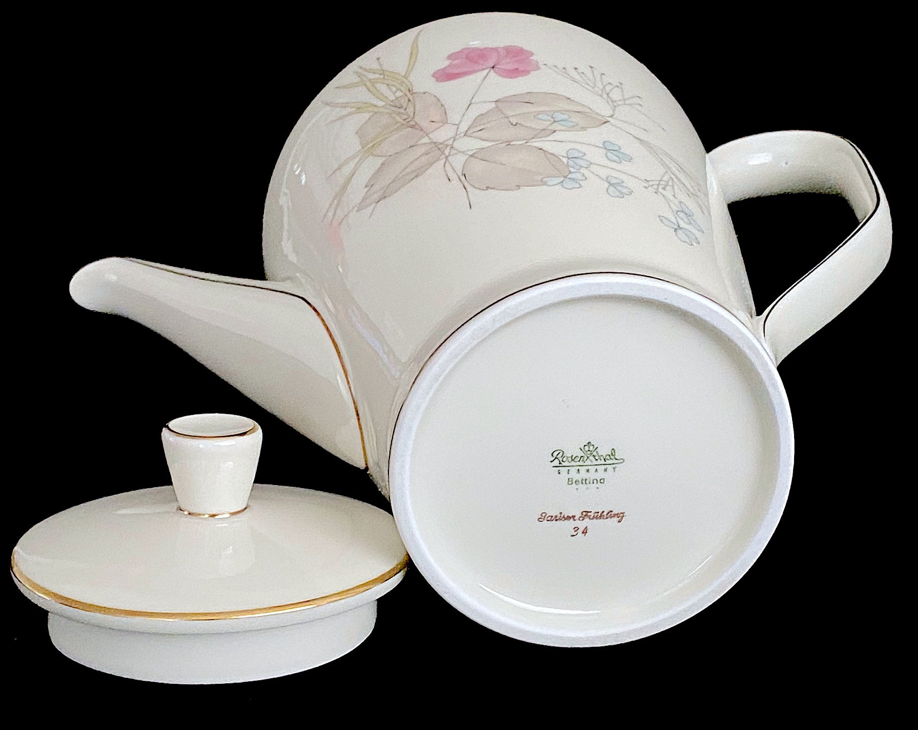 Vintage Mid Century Modern ROSENTHAL Porcelain BETTINA Parisian Spring ...