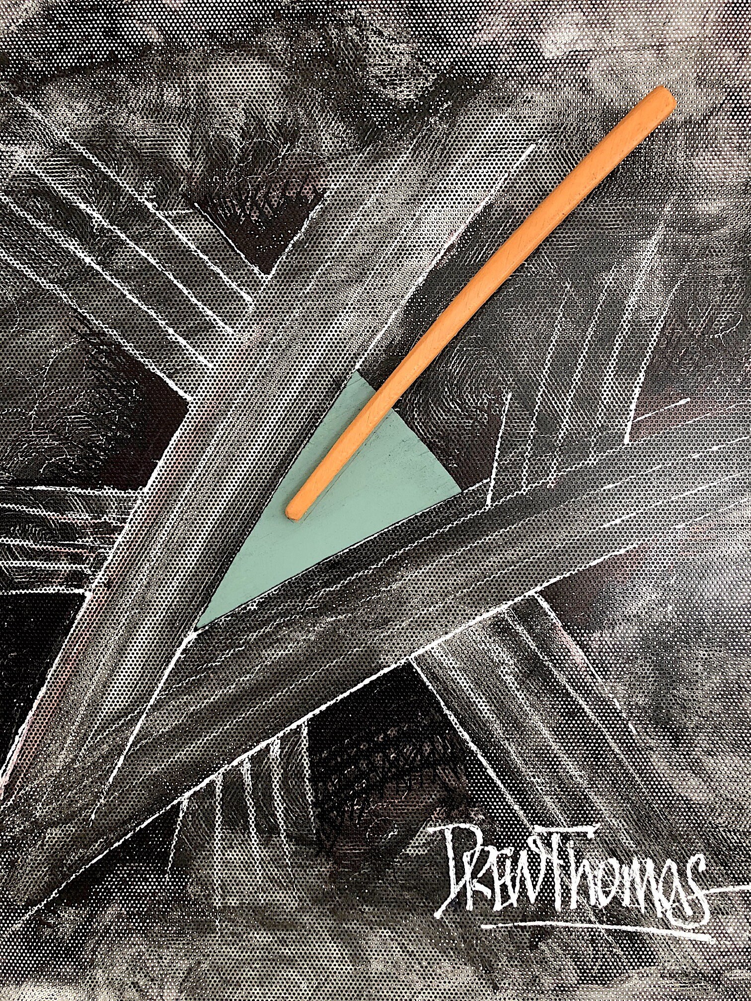 Vintage Large Original Modern Art Painting on Reticulated - Etsy