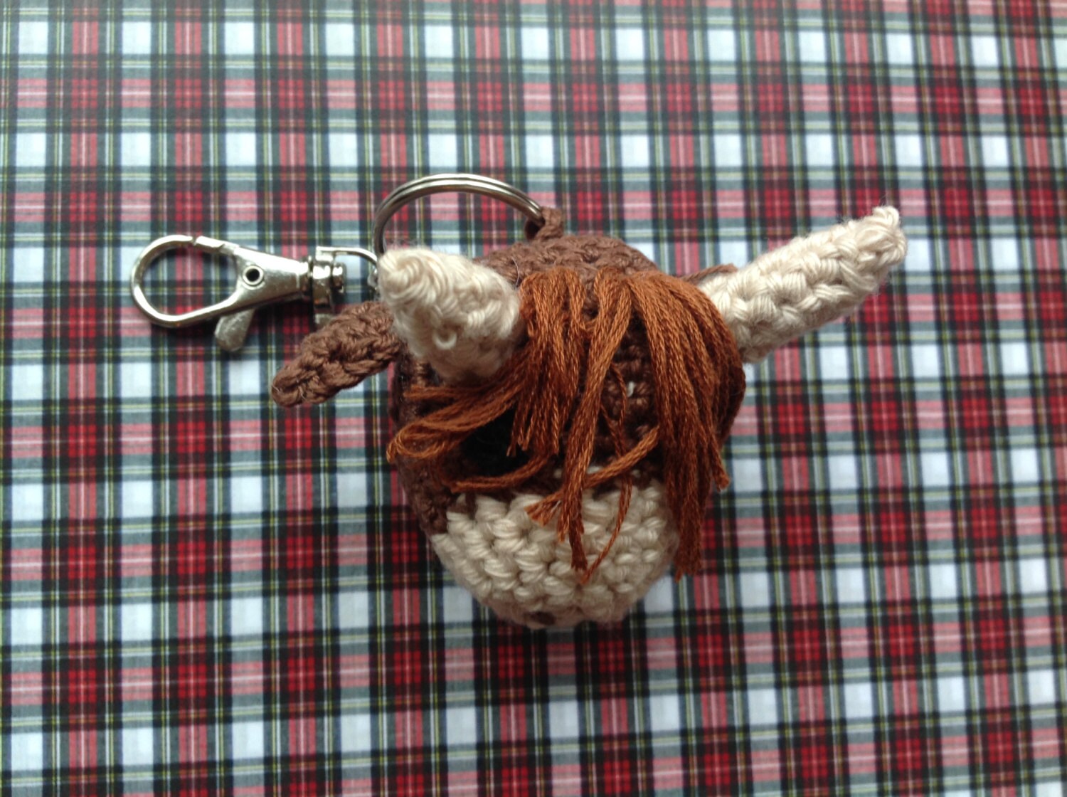Highland Cow Keyring/keychain. Scottish Gift. Cute Crocheted | Etsy UK