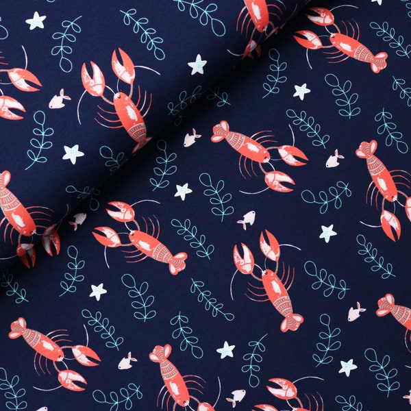 Lobster Print Fabric - Etsy