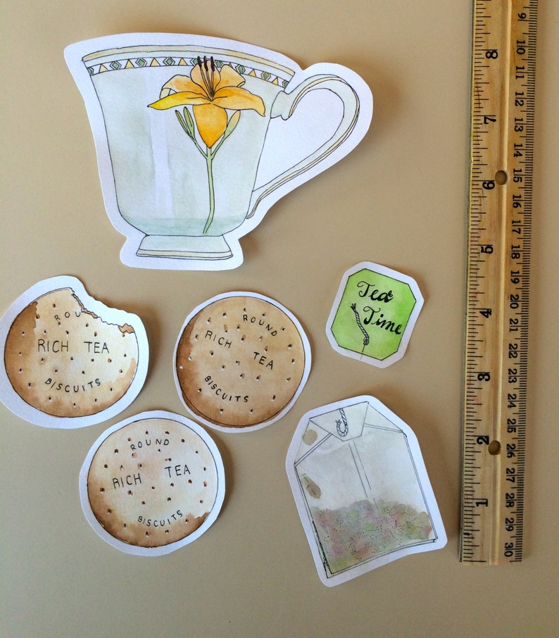 Cup of Tea Printable Card Kit Printable Cup of Tea | Etsy