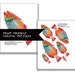 Printable Fish Card Kit | Printable Fish Watercolor Clipart for Art ...