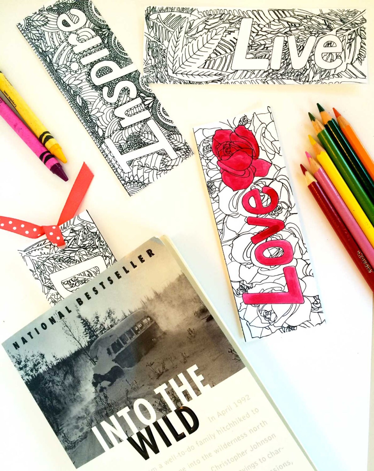 Printable Adult Coloring Bookmarks - Etsy