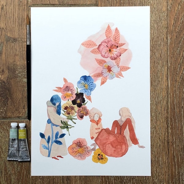 Ibis Birds Print A4 Print - Etsy