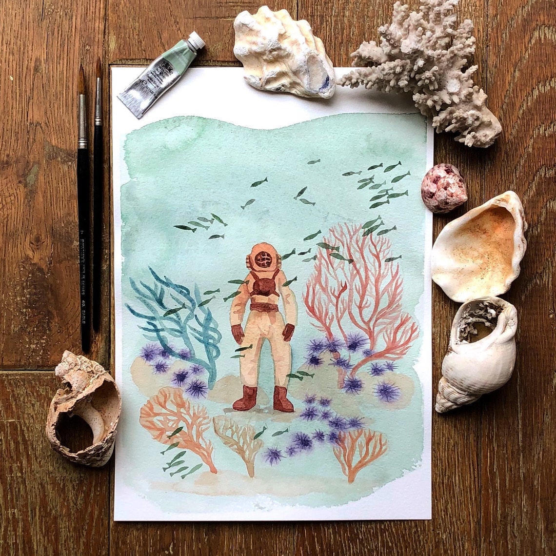 Under the Sea A4 Print - Etsy