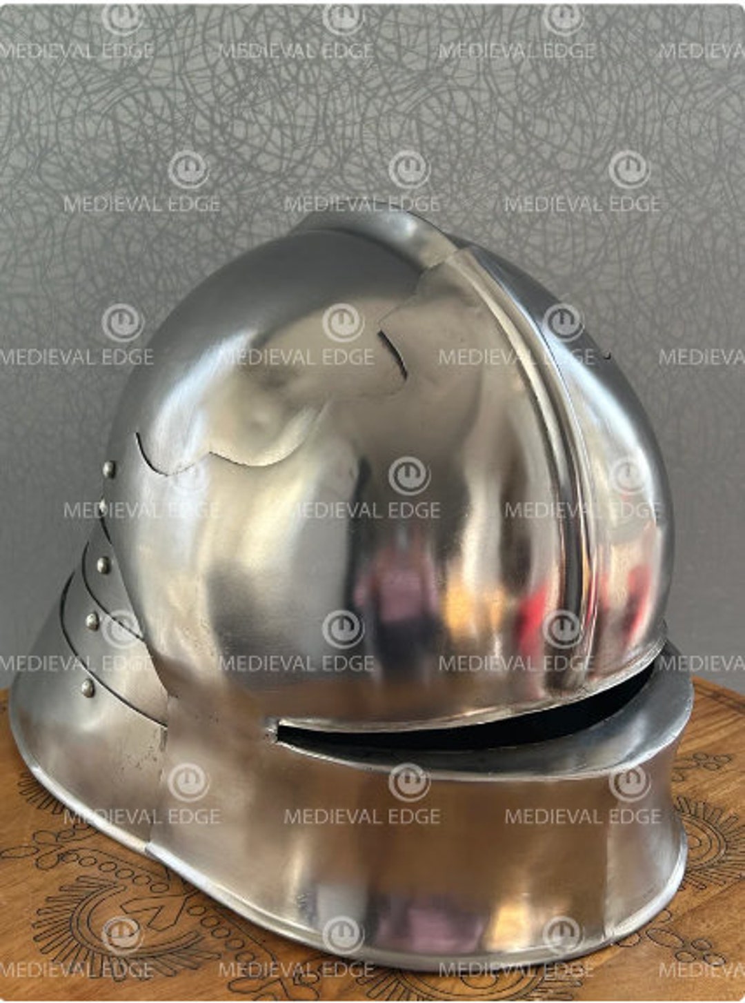 Medieval German Sallet Helmet Rust Free Steel Halloween - Etsy