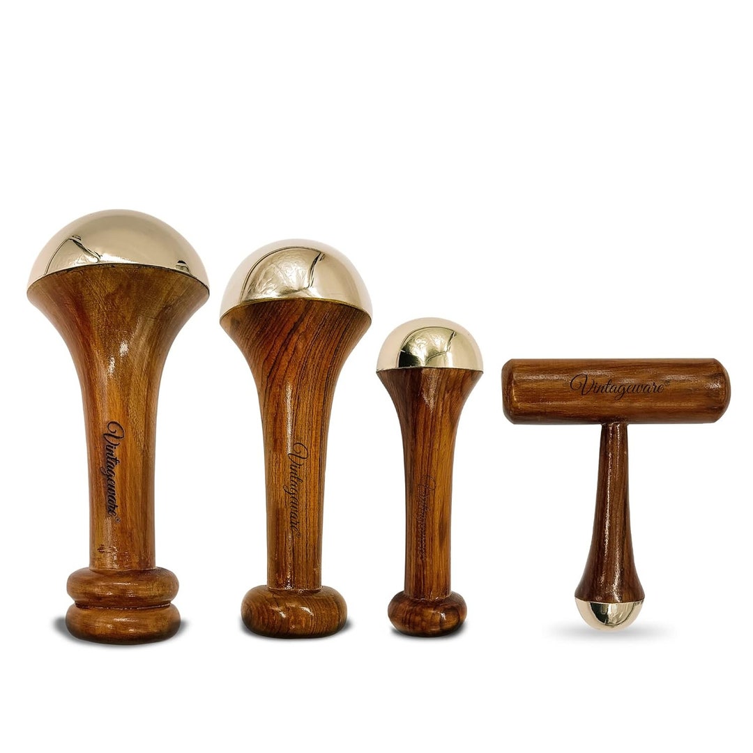 Kansa Ayurveda Massager Bronze Wand Body Wands Massage Wooden - Etsy