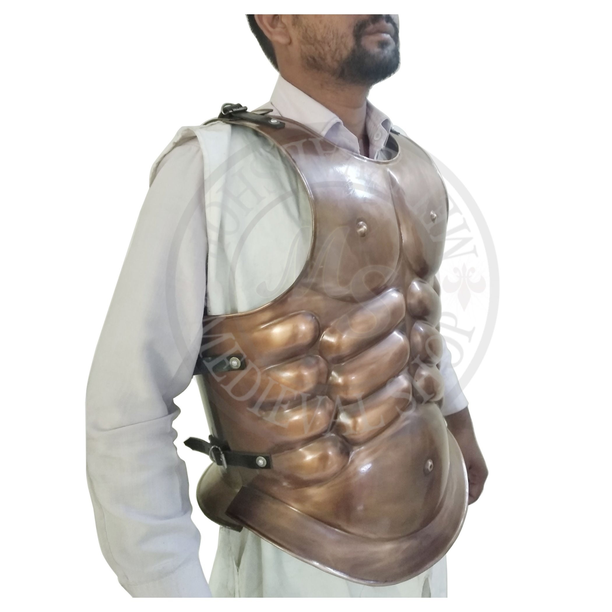 Roman Greek Muscle Body Armor Breastplate Forged Roman Conqueror Body ...