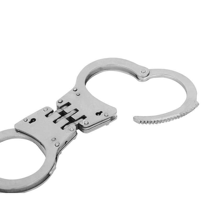 Medieval Steel Handcuffs: LARP Cosplay Theatre Prop With Keys - Etsy ...