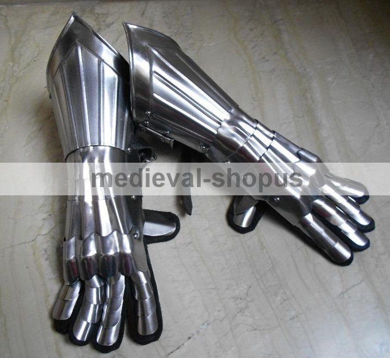 Knight Gothic Gauntlets Antique Armour Gauntlet Gloves Replica | Etsy