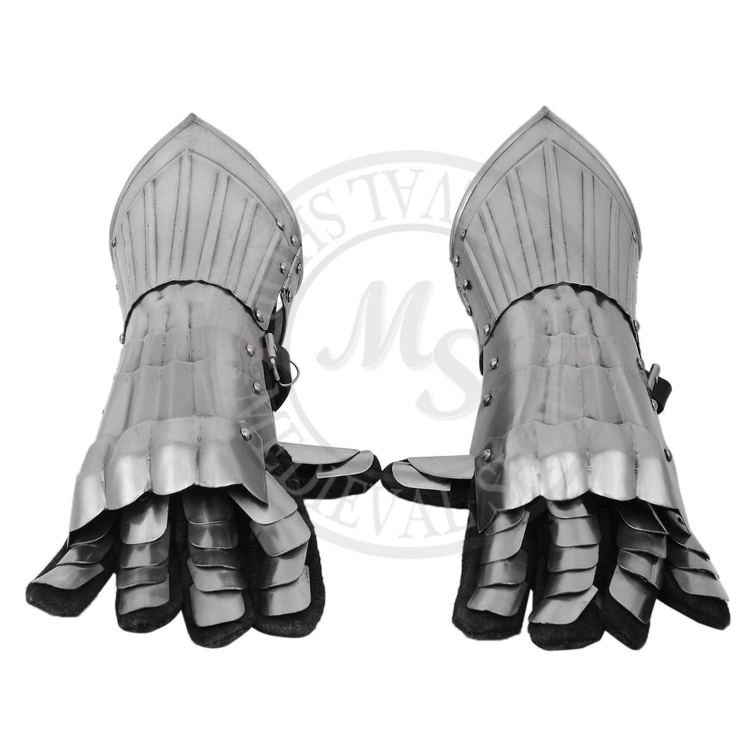 Knight Gothic Gauntlets Antique Armour Gauntlet Gloves Replica Nazgul ...