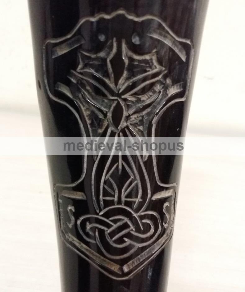 Viking Drinking Horn Natural Medieval Buffalo Drinking Horn - Etsy