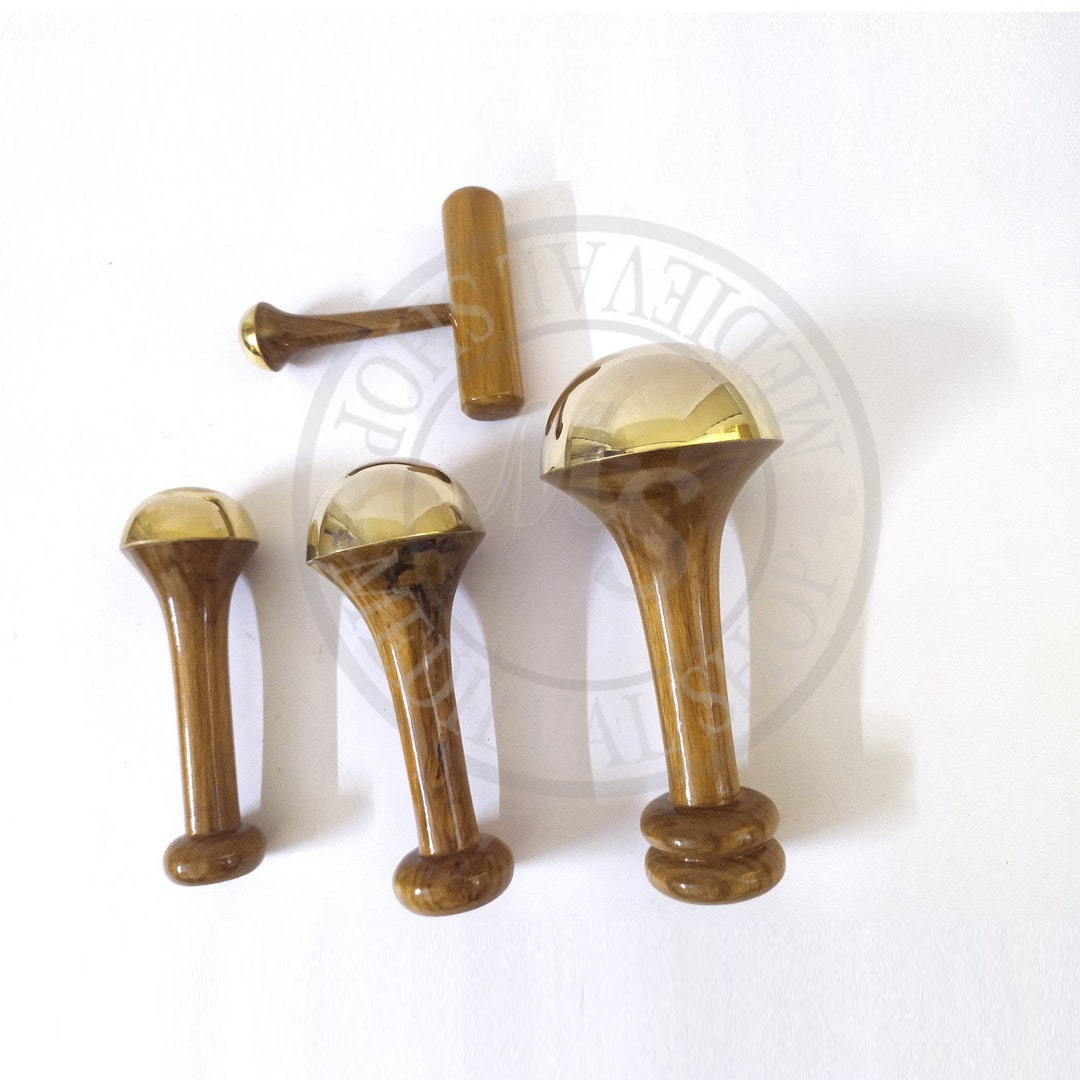 Best Kansa Ayurveda Massager Bronze Wand Body Wands Massage Wooden ...