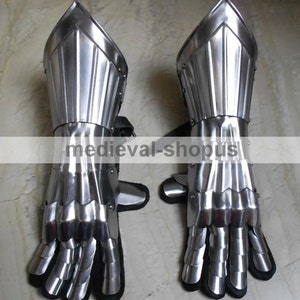 Knight Gothic Gauntlets Antique Armour Gauntlet Gloves Replica - Etsy