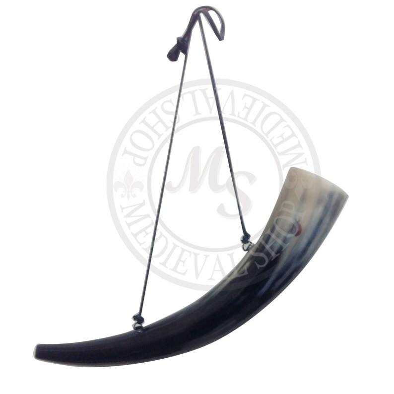 Viking Blowing Horns Cow Horn Whistle Medieval Bull Buffalo Sounding ...