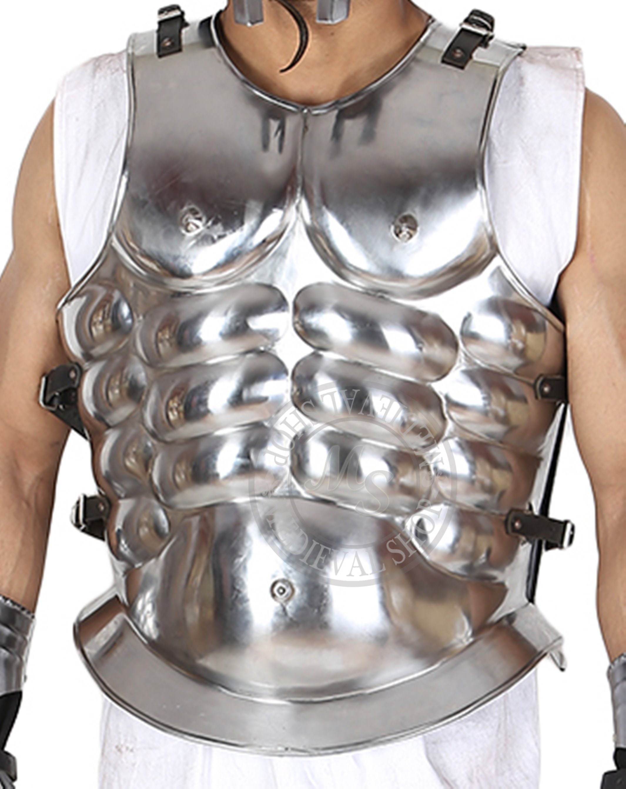 Muscle Body Armour re-enactment Grieks Roman Muscle-Cuirass - Etsy ...