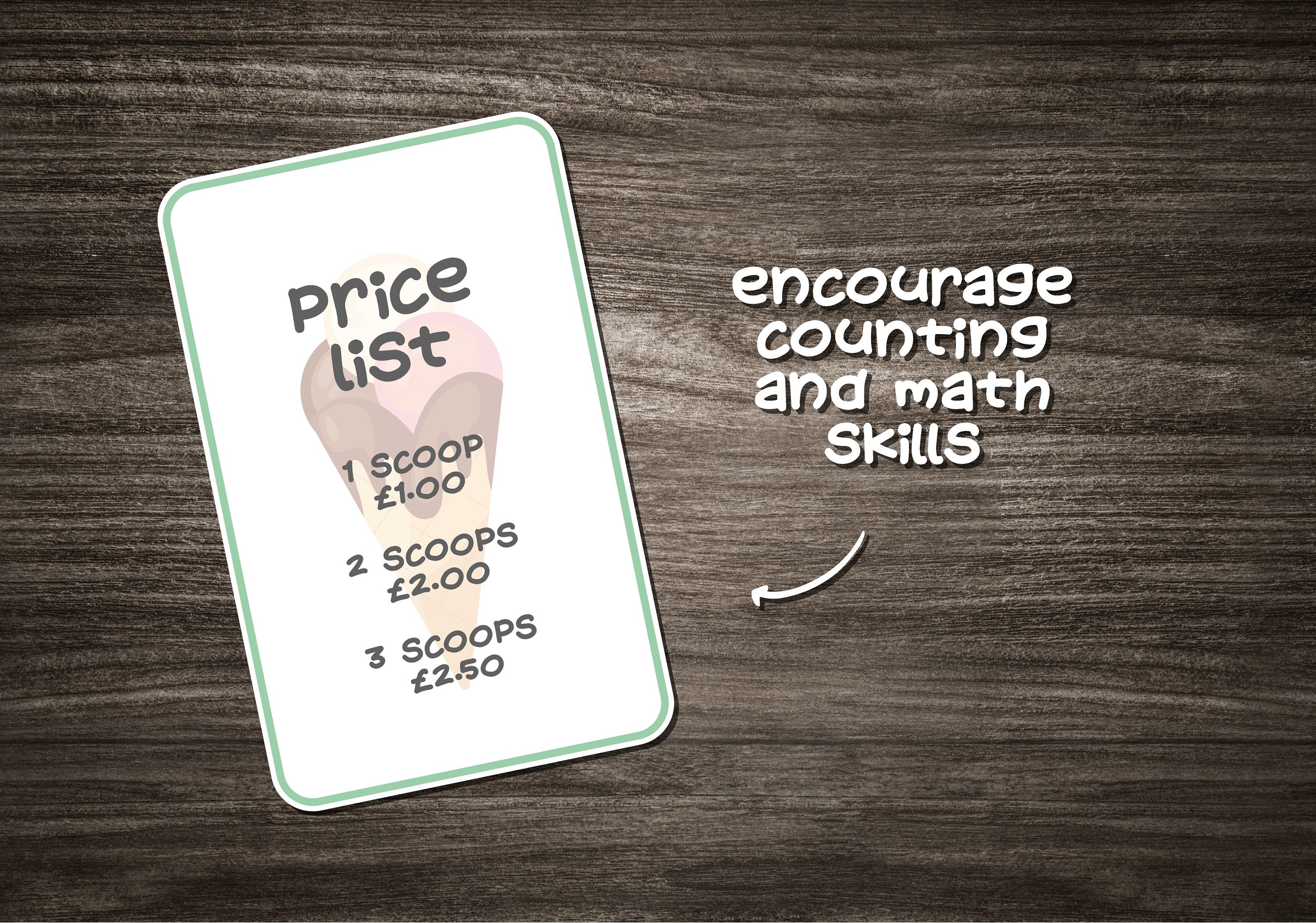 Ice Cream Shop Role Play Parlour - Digital Download - Kindergarten EYFS ...