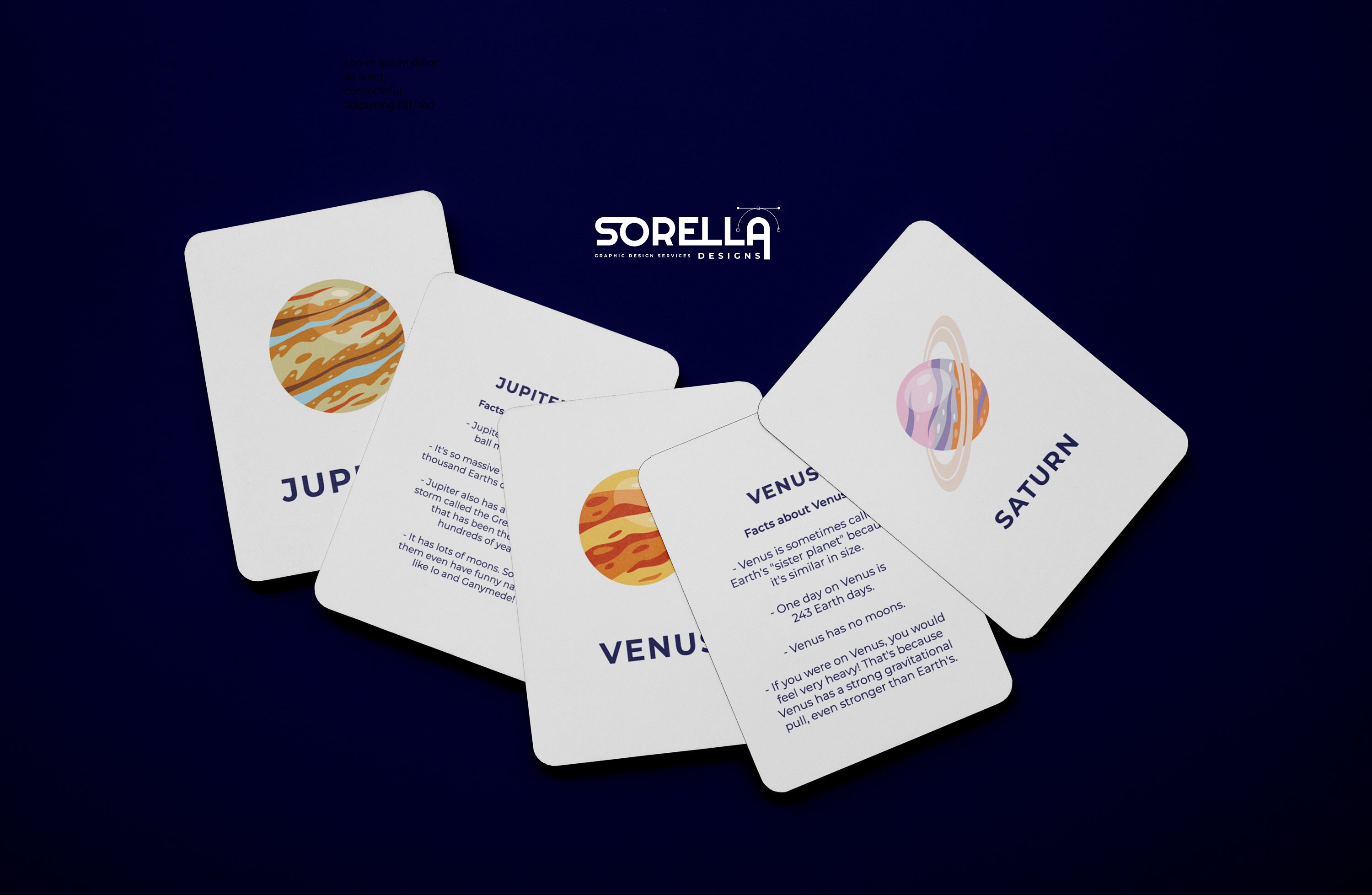 Space Planet Printable Flash Cards / Fact Cards for Kids - Educational ...