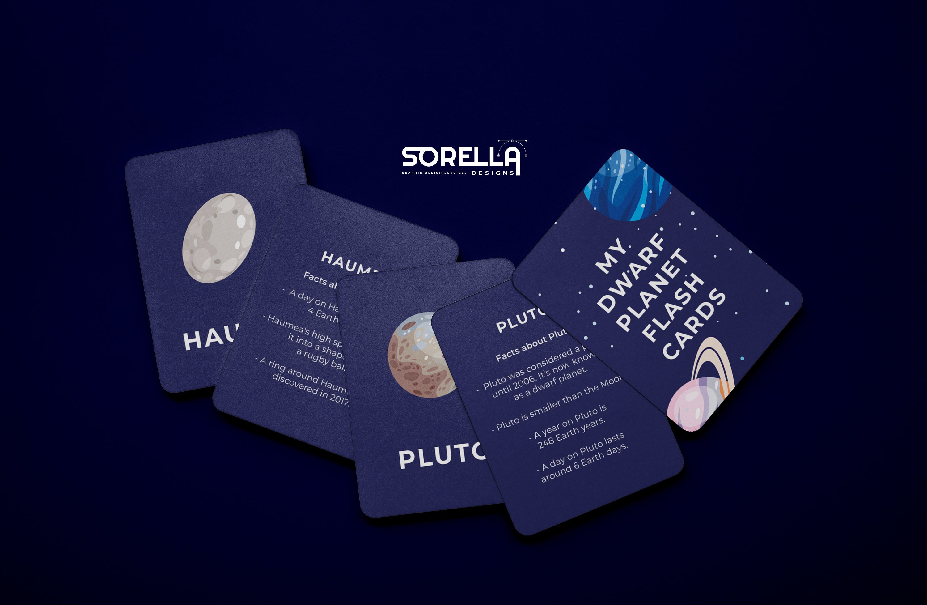 Space Dwarf Planet Flash / Fact Cards Educational Tool - Science - Home ...