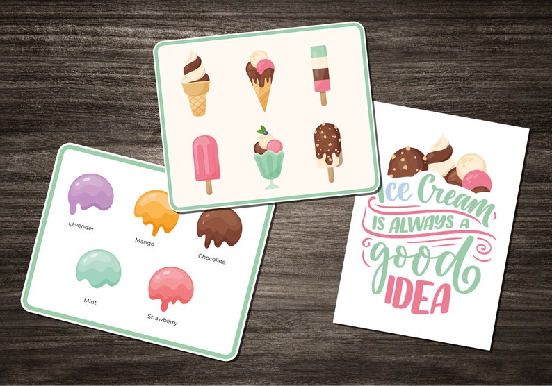 Ice Cream Shop Role Play Parlour - Digital Download - Kindergarten EYFS ...