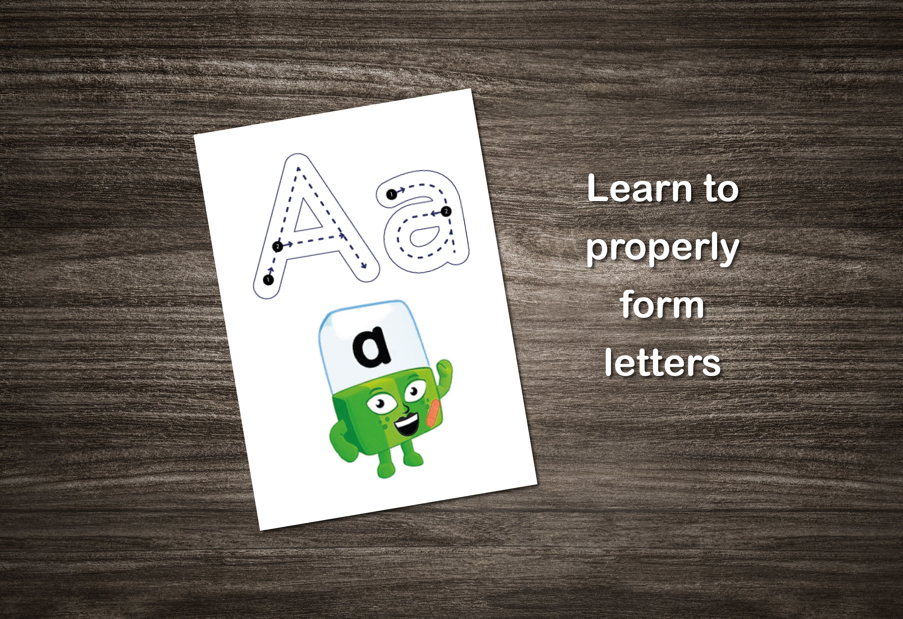 Alphablocks Tracing Alphabet Flash Learning Cards Educational Tool ...