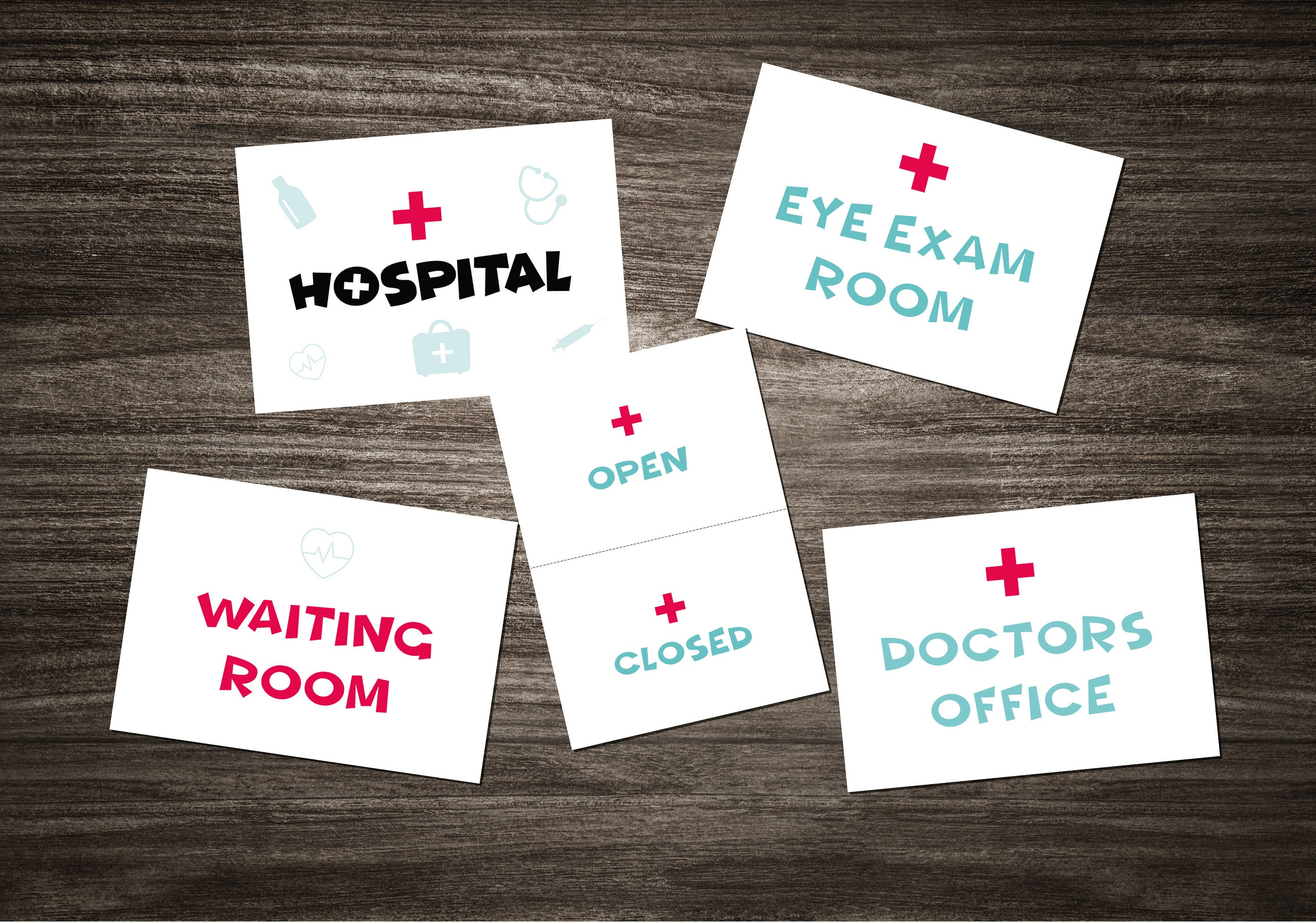 Hospital Doctors Role Play Printables Instant Digital Download ...