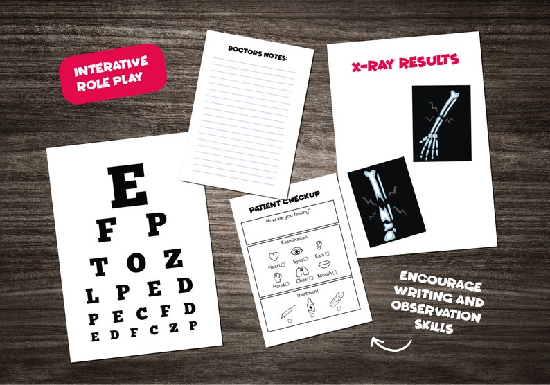 Hospital Doctors Role Play Printables - Instant Digital Download ...