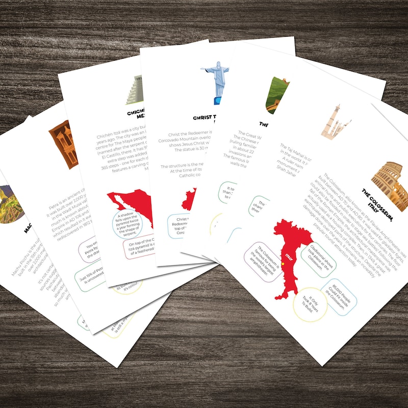 Wonders of the World - Etsy